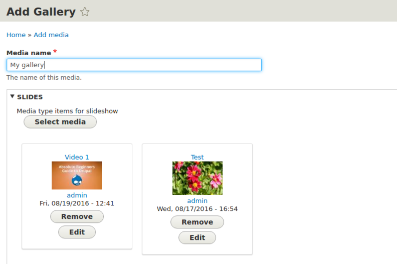 Adding media items · Drupal 8 Media Guide Adding media items · Drupal 8 Media Guide
